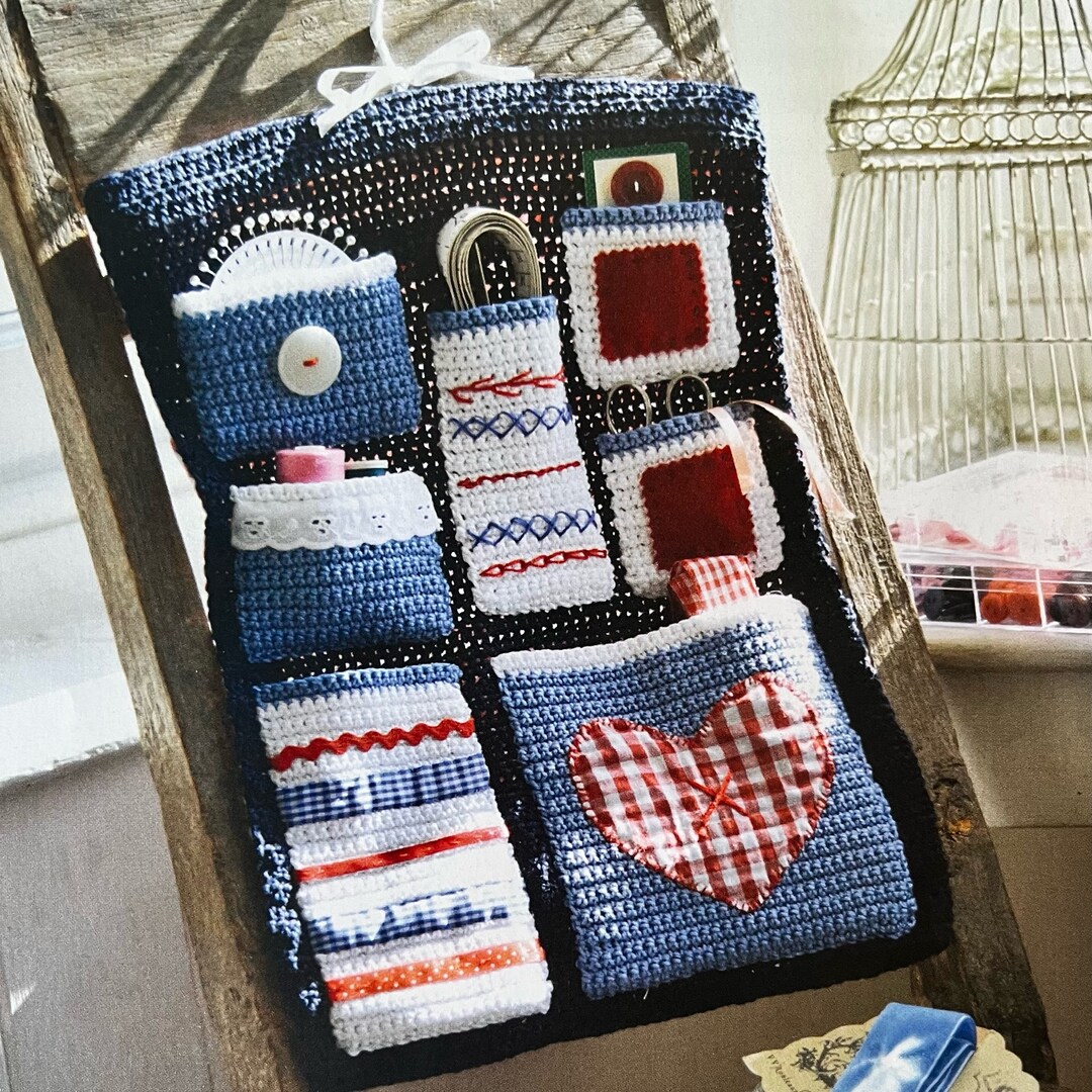 Handy Crochet Wall Hanging Tidy Craft Room Crochet Pattern - Etsy
