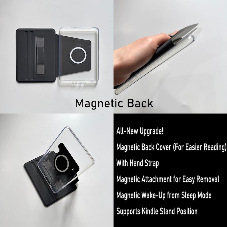 Magnetic Back Retro Stripes Kindle Paperwhite Case Kobo Case Paperwhite ...