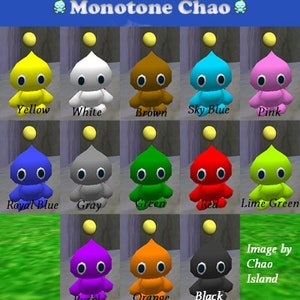 ADORABLE Super Soft Custom Handmade Sonic Inspired Custom/omochao/chaos ...