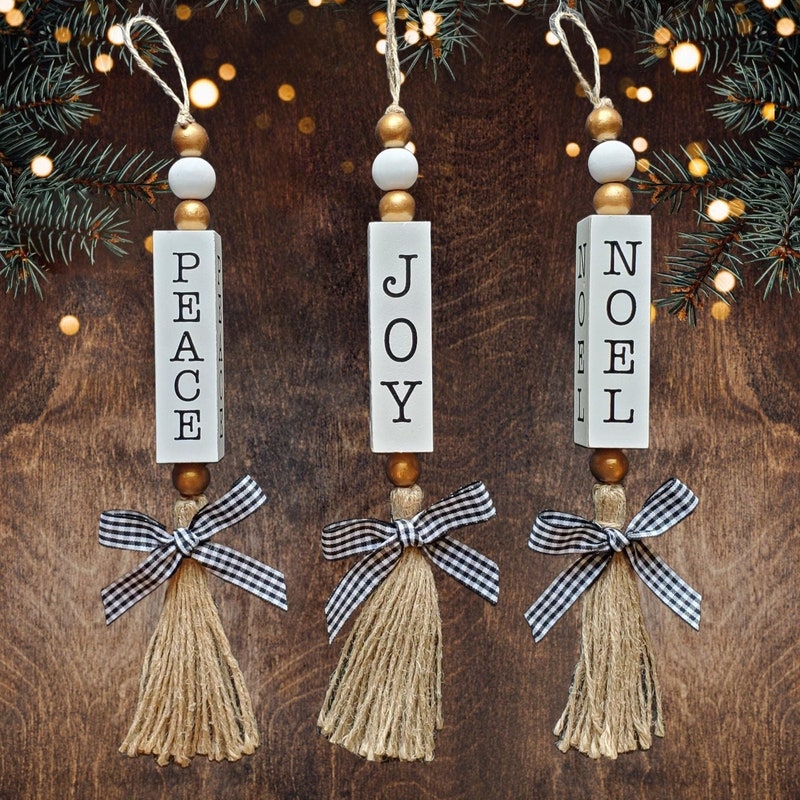 Wood Blocks Christmas - Etsy