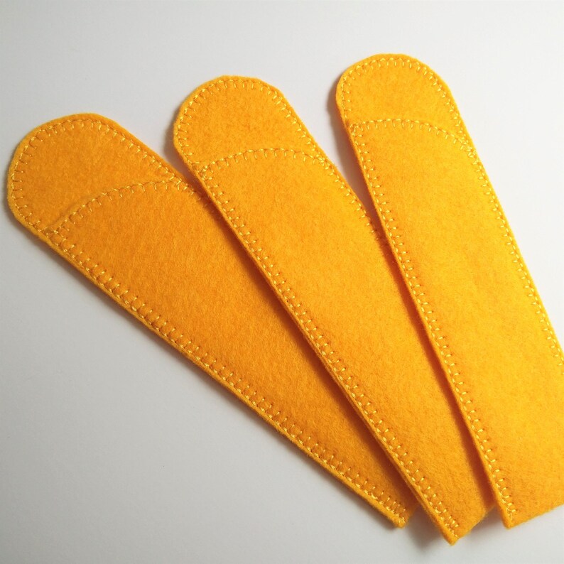 Pen Protector Golden Wool Blend Felt Pen Protector Sleeves - Etsy