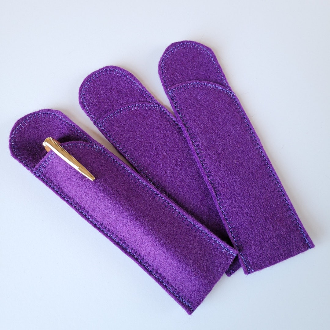 Fountain Pen Sleeve, Grape, Pen Sleeves for Purse and Pocket, Pen Case ...