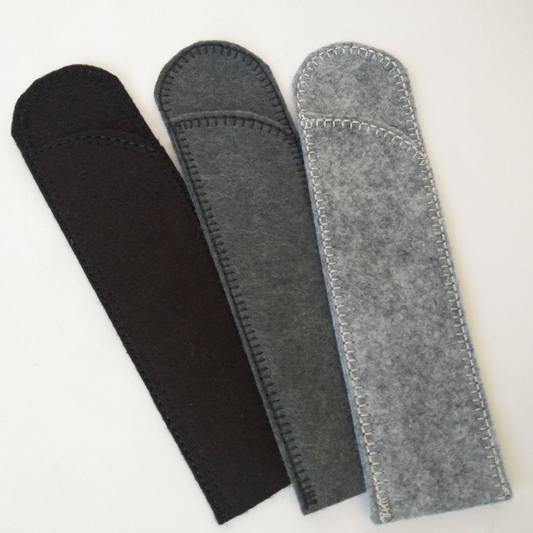 Wool Blend Felt Pen Protector Sleeve, Fountain Pen, Crochet Hook Case ...