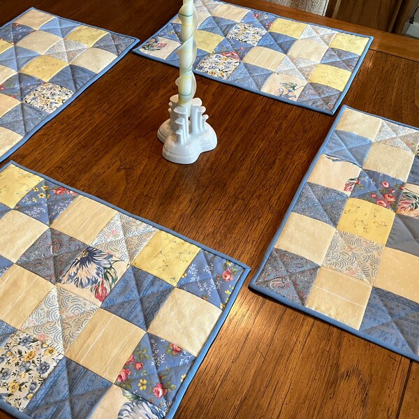 Patchwork Placemats - Etsy