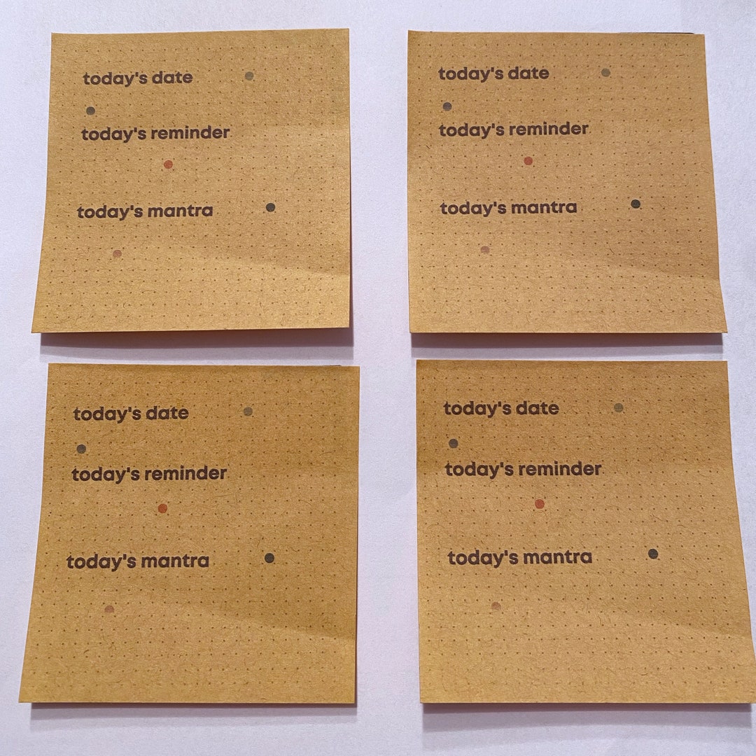 Sticky Note Post It Note Printables Self-improvement - Etsy