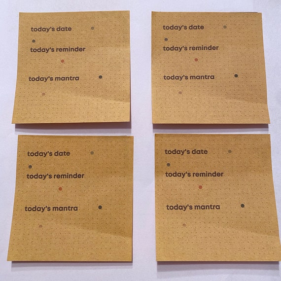 Sticky Note Post It Note Printables Self-improvement - Etsy