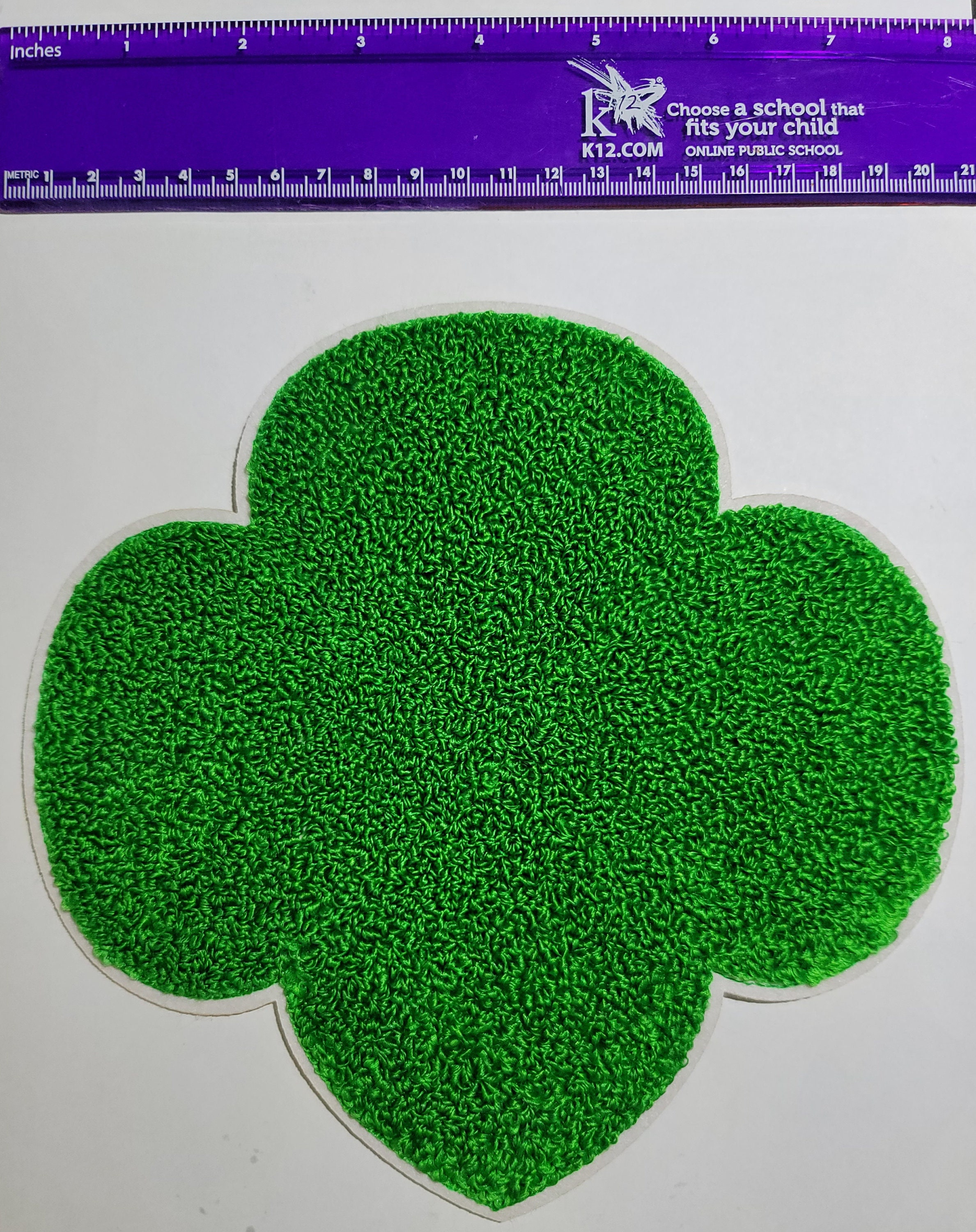 Chenille Girl Scout Trefoil Patch 8 - Etsy