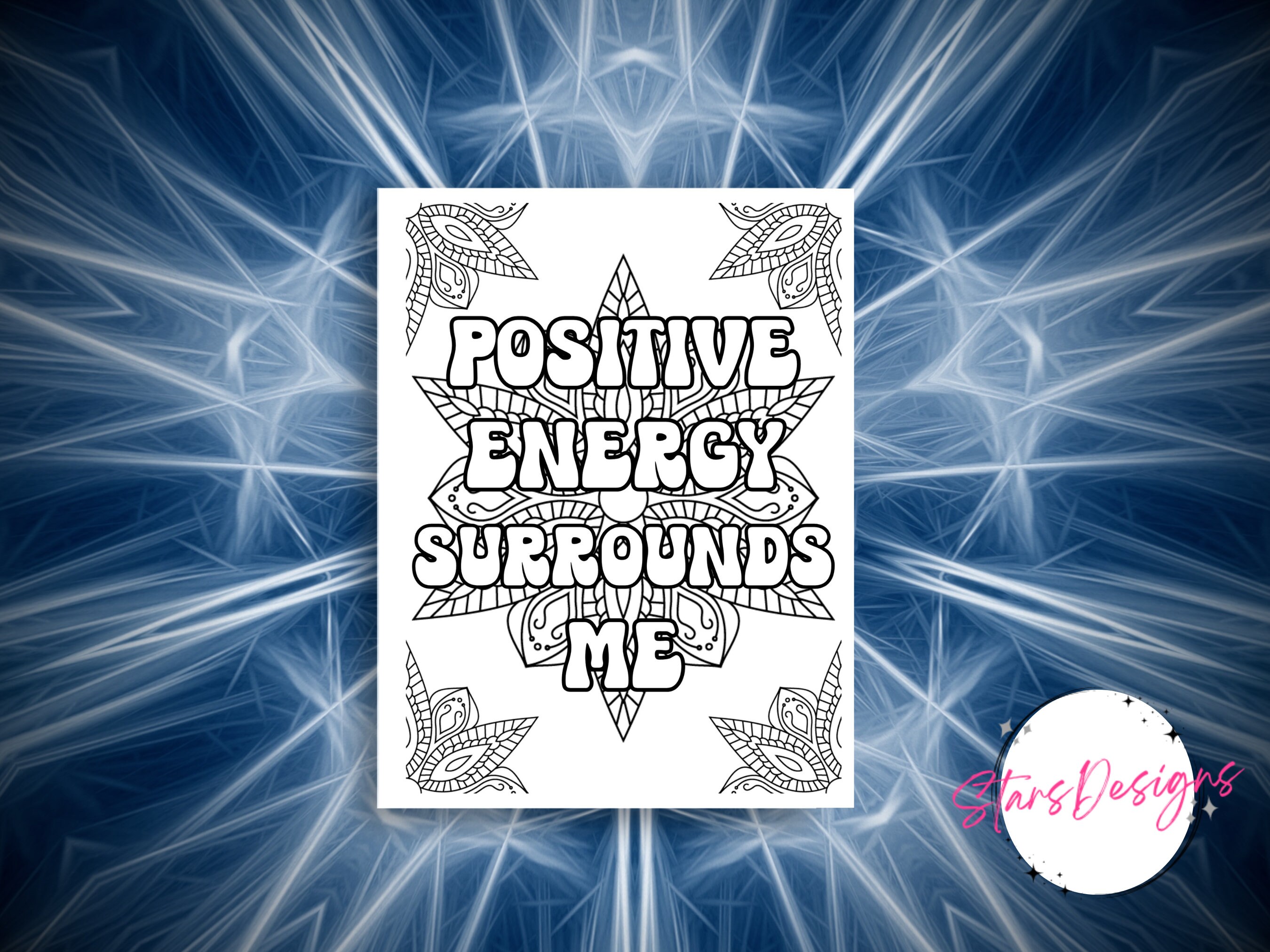 Coloring Pages for Adults Awakening Mandalas - Affirmations for Mind ...