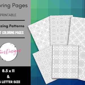 50 Amazing Patterns Coloring Pages for Adults - Etsy