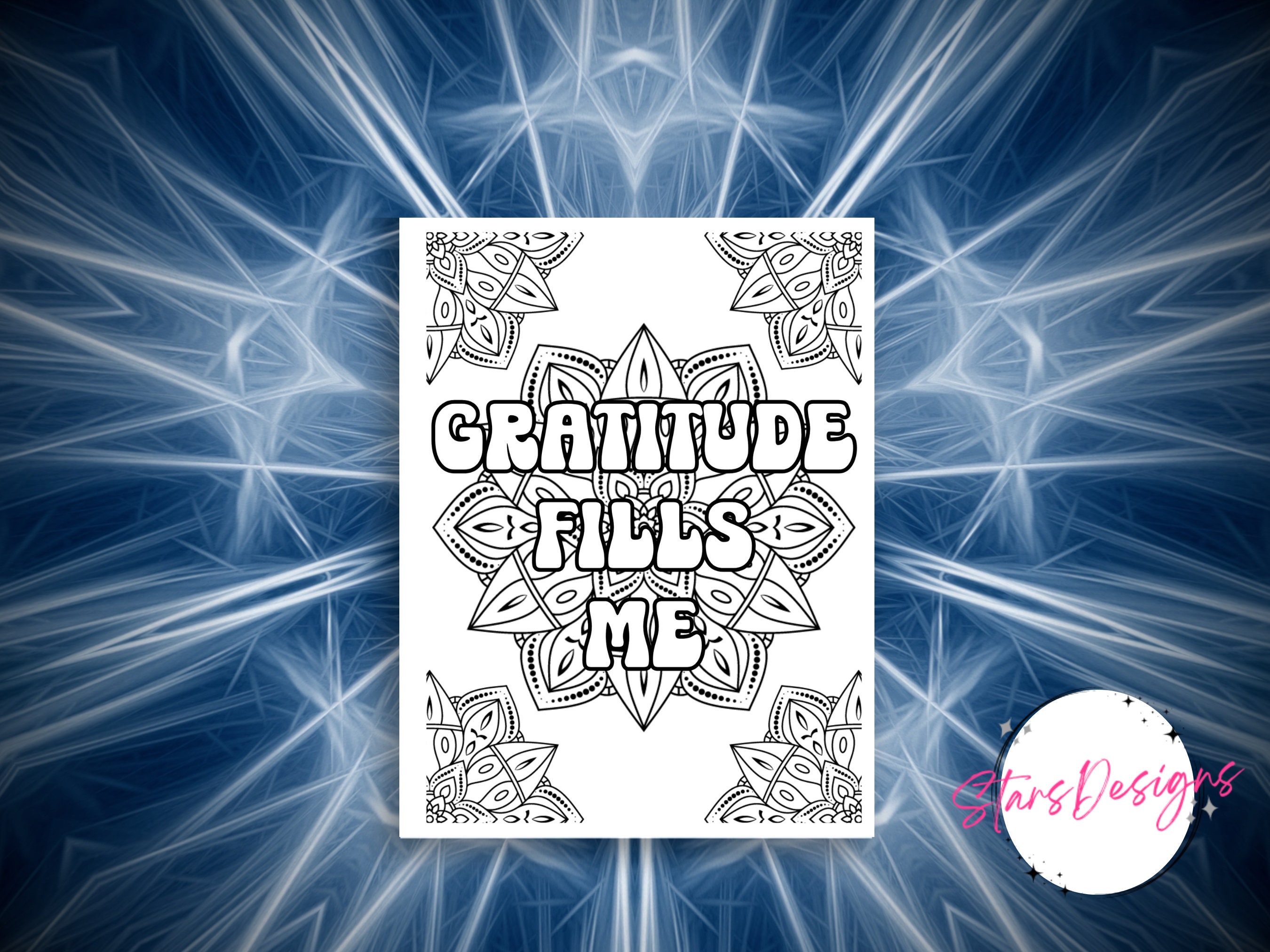 Coloring Pages for Adults Awakening Mandalas - Affirmations for Mind ...