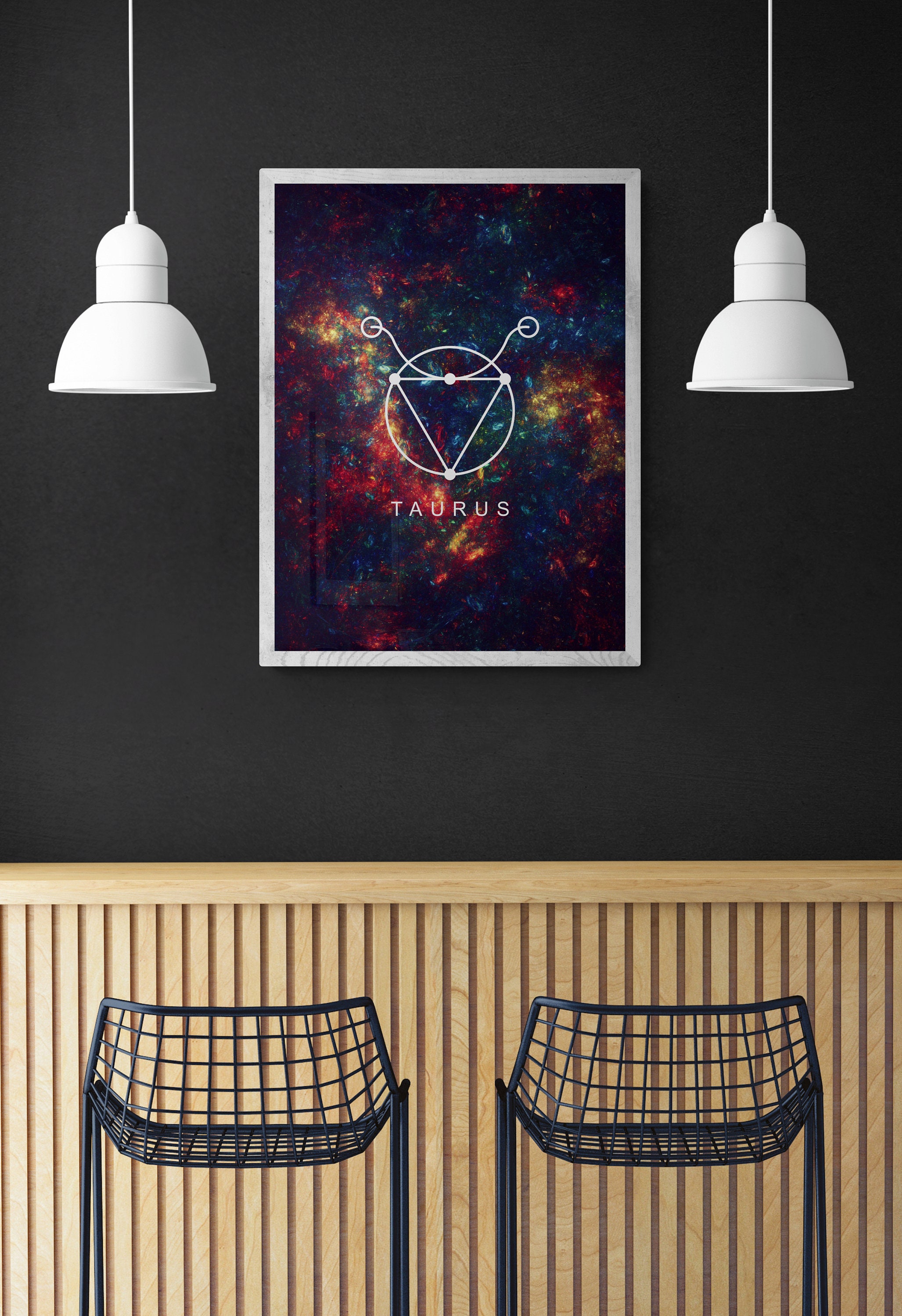 Taurus Zodiac Sacred Geometry Style Digital Print - Etsy