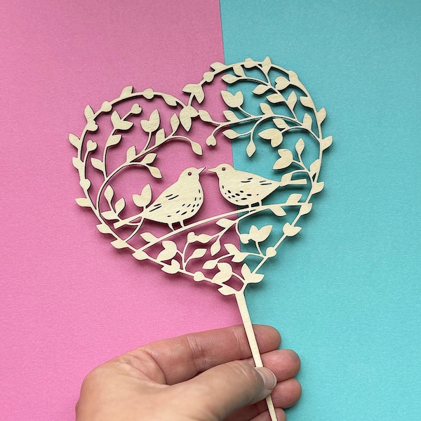 Bird Wedding Topper - Etsy