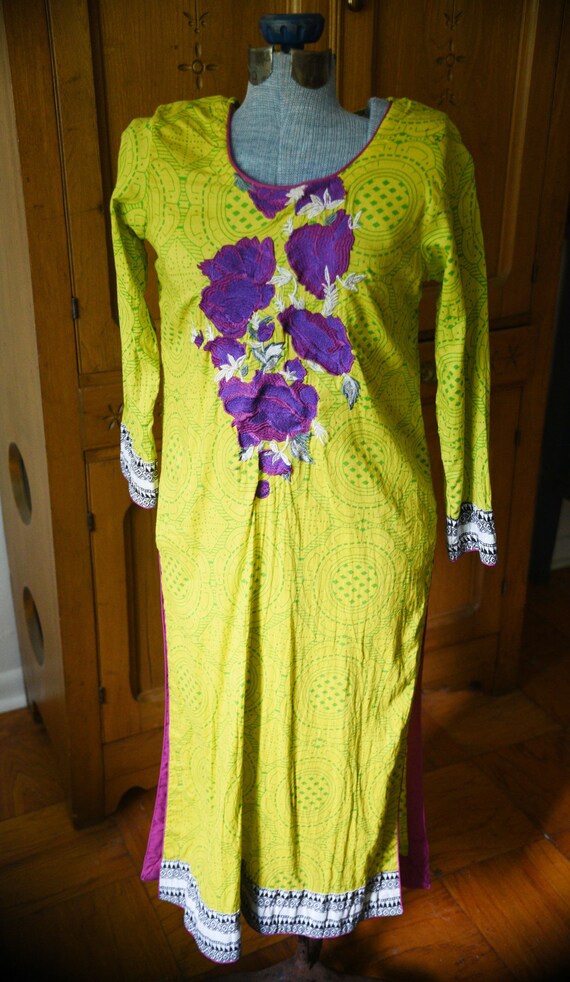 Extra Small - Indian Tunic - Wonderful Colors and Emb… - Gem