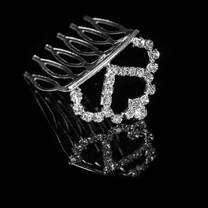 Mini Rhinestone Silver Tiara Comb-flowergirl Tiara Comb-flowergirl Hair ...
