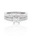 Lupe .5ct Princess Cut CZ Filigree Engagement and Wedding Ring - Etsy