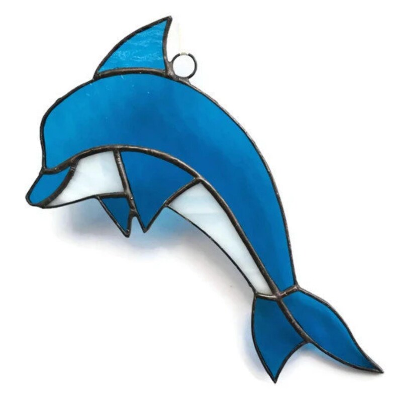 Dolphin Suncatcher - Etsy