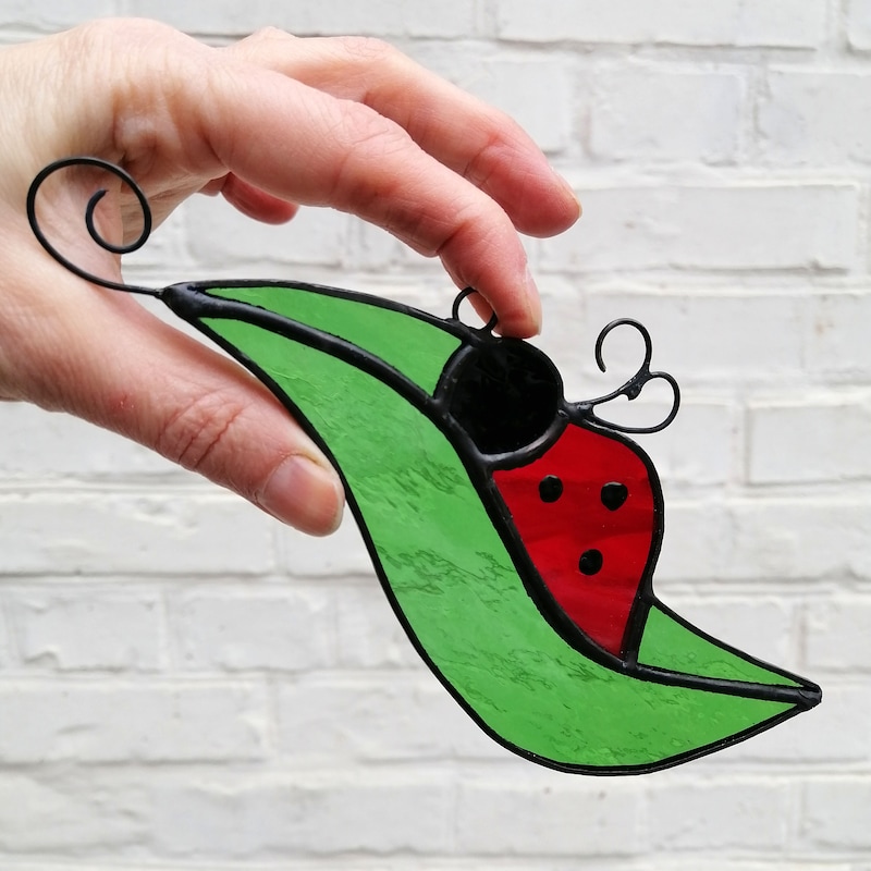 Ladybug Suncatcher - Etsy