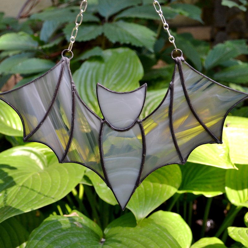 Bat Stained Glass - Etsy