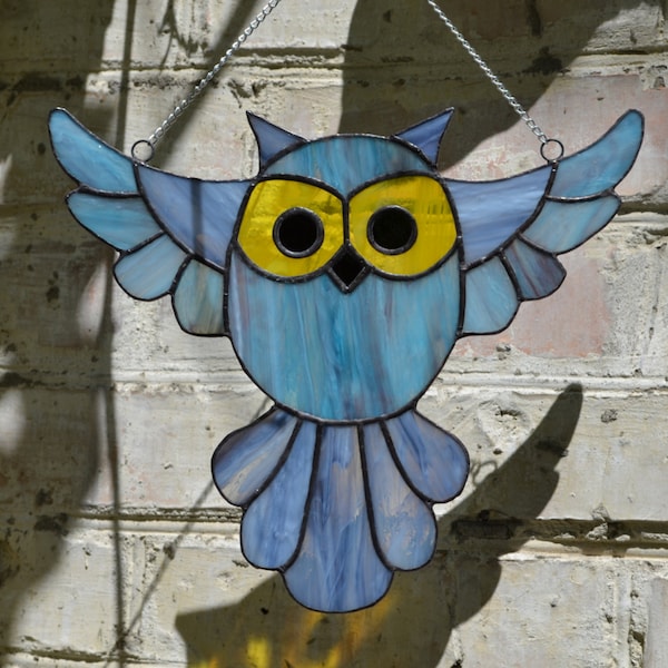 Owl Stained Glass Patterns - Etsy