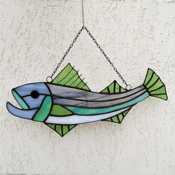 Stained Glass Angler Fish - Etsy