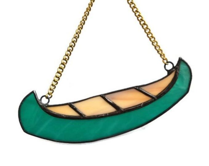 Canoe With Oars Stained Glass Pattern - Etsy Canada