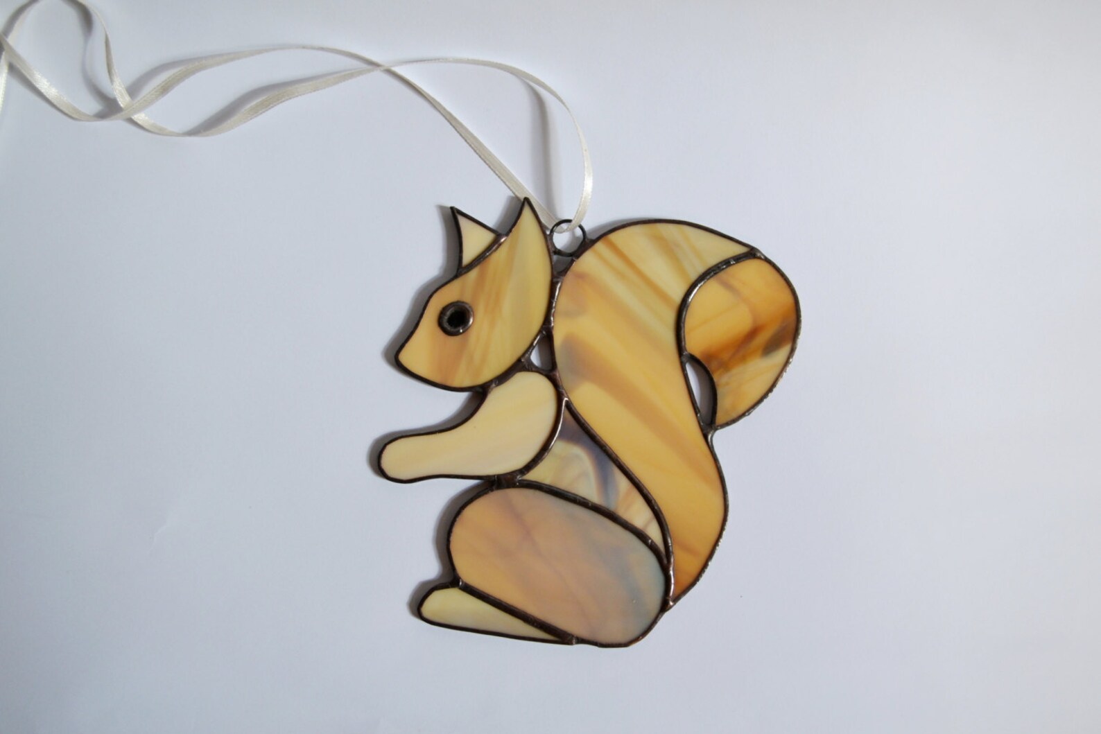 Stained Glass Squirrel Suncatcher Window Hanging or Wall Decor - Etsy
