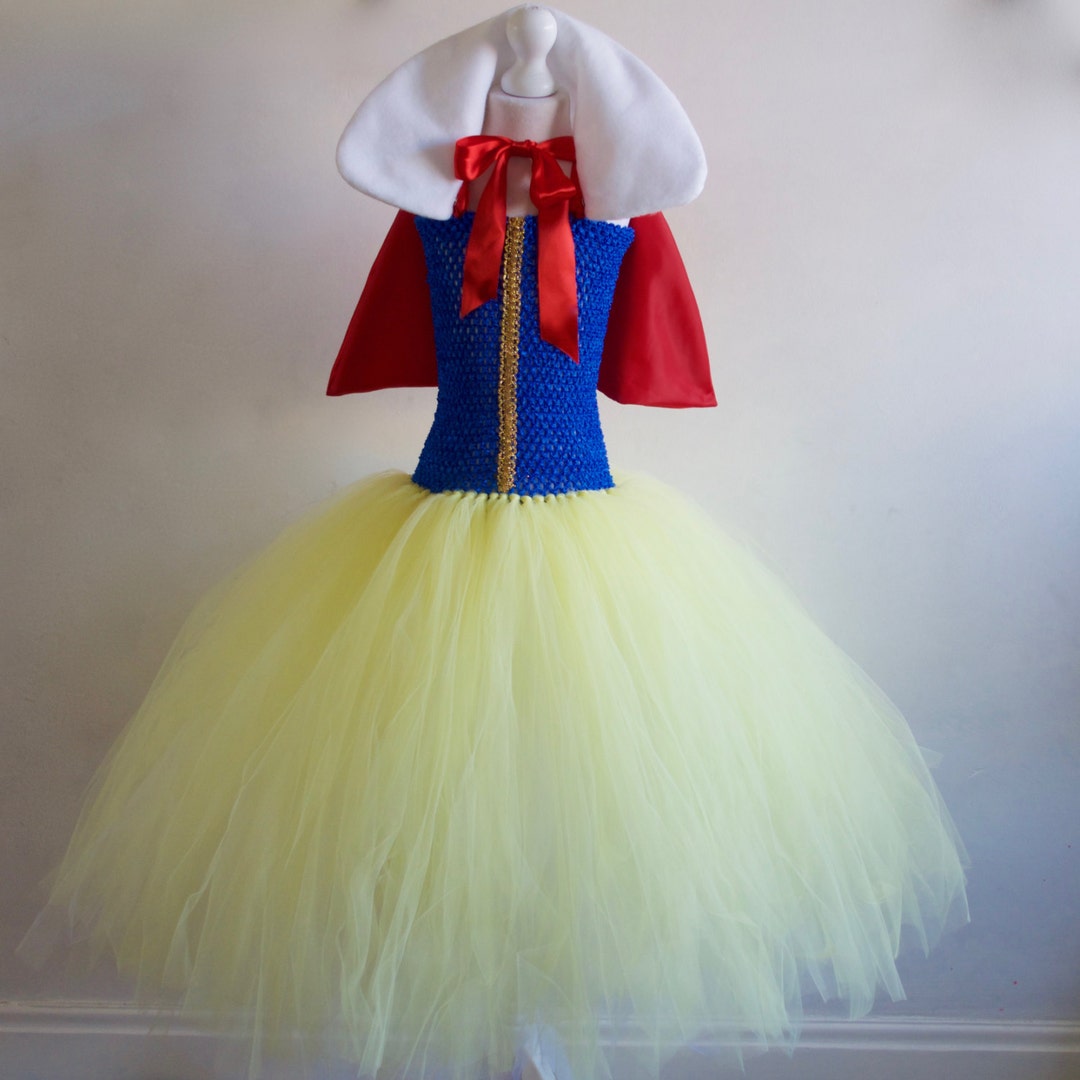 Disney Snow White Inspired Costume, Princess Tutu, Satin Hair Ribbon ...