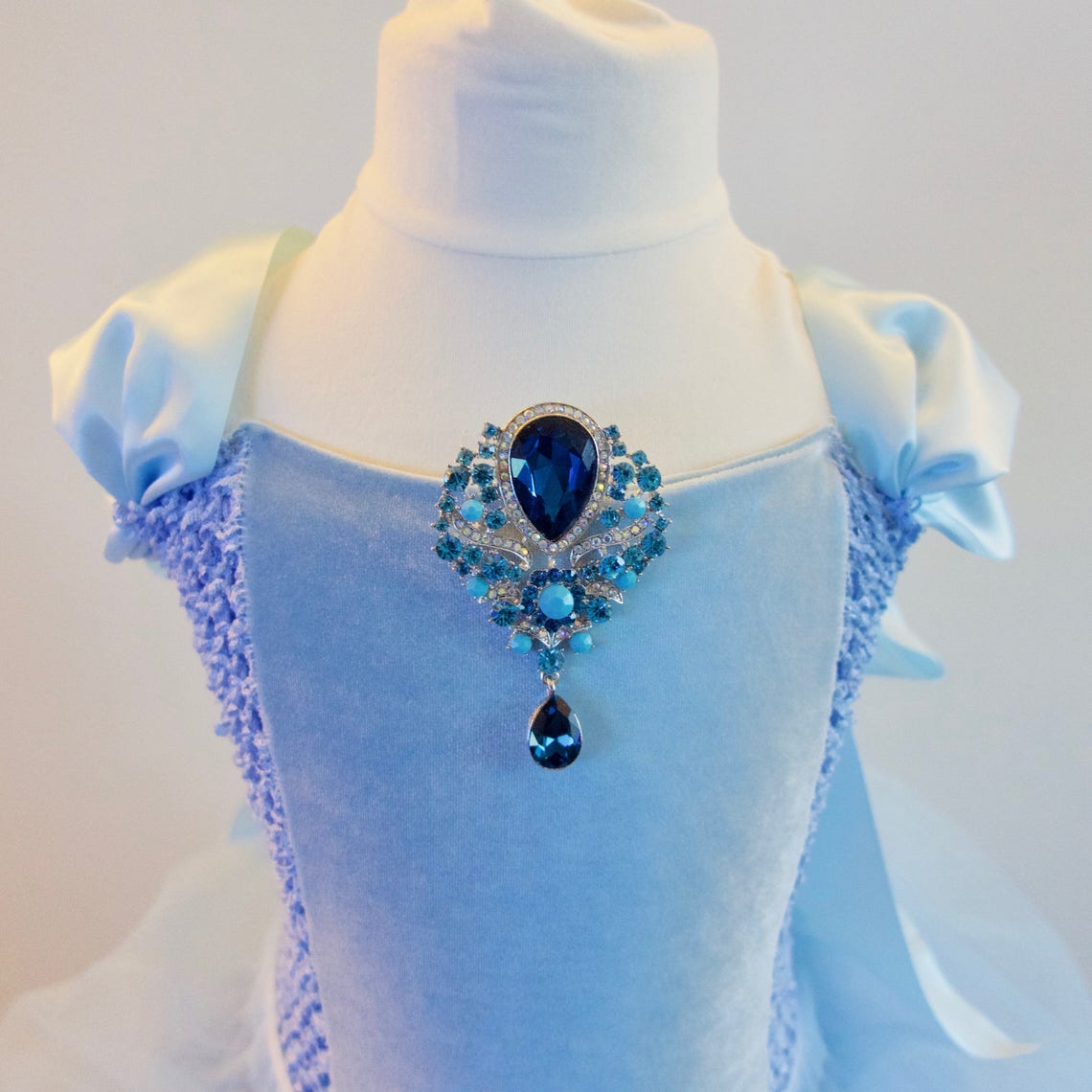 Girl's Cinderella Inspired Dress Costume Made to Measure - Etsy UK