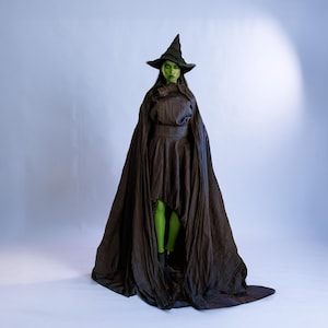 Child Elphaba Inspired Costume Includes Cape and Hat, Cosplay, School ...