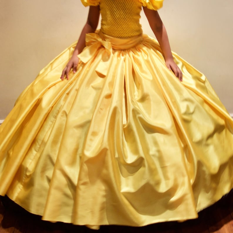 Princess Belle Inspired Gown, Prom, Belle Dress, Brooch, FREE Tiara ...