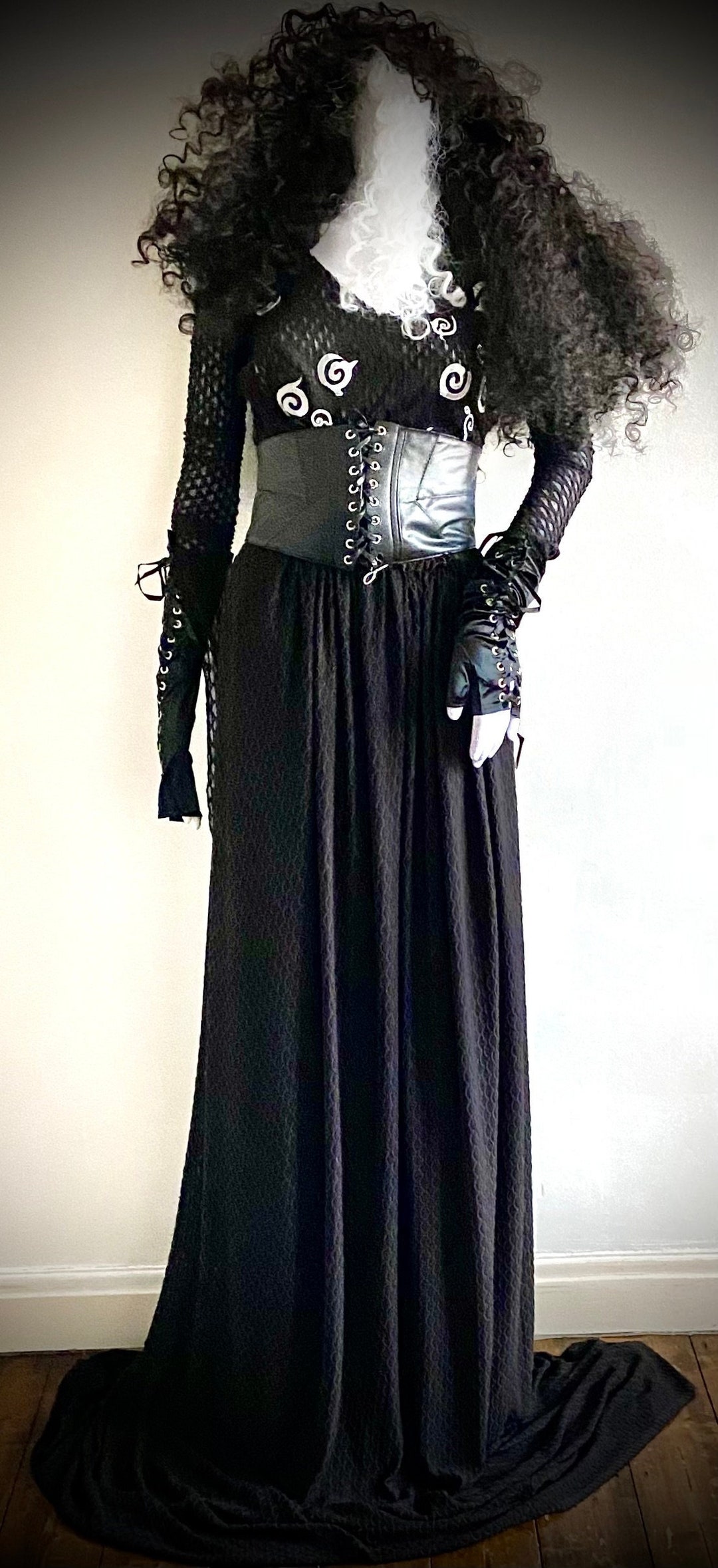 Harry Potter Bellatrix Lestrange Costume, Cosplay, Villain Party Fancy ...