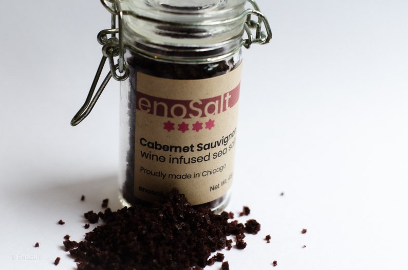 Cabernet Sauvignon Wine Infused Salt | Salt Cellar - Etsy