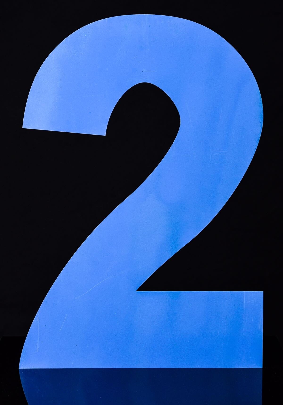 Bespoke Metal Letters in 2D blue - Etsy