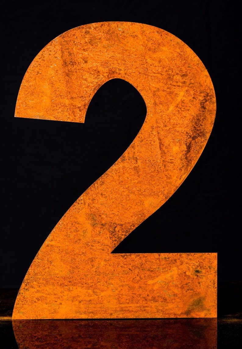 Bespoke Metal Letters in 2D corten - Etsy