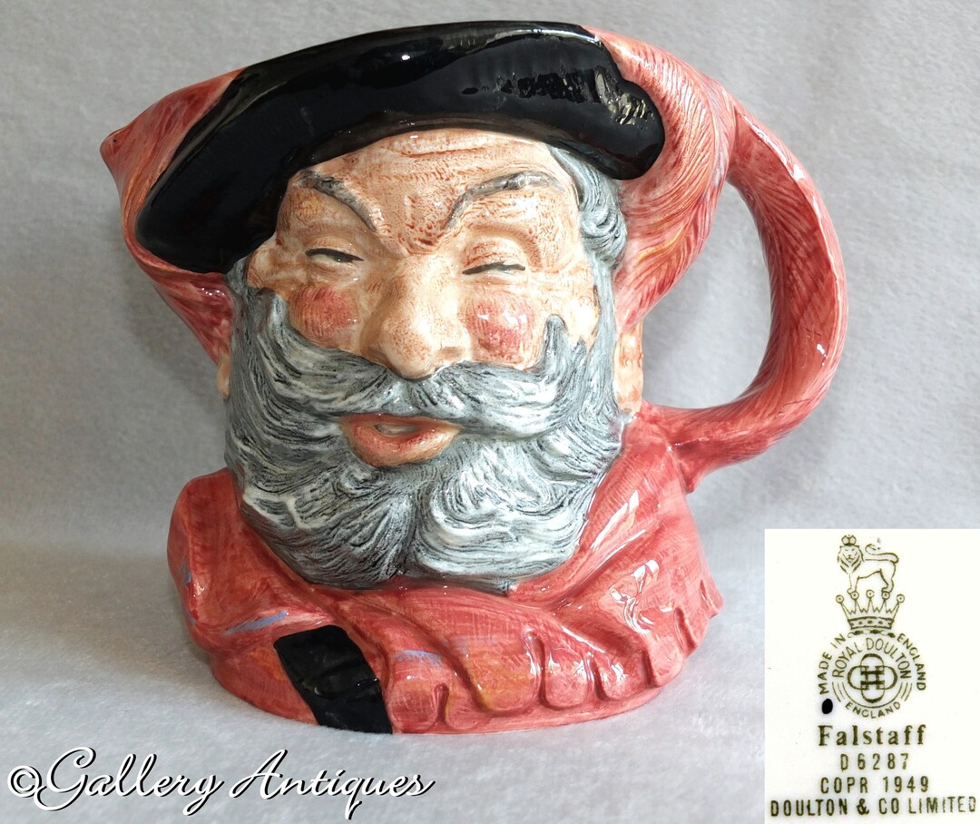 Large Vintage Royal Doulton Falstaff Toby Character Jug D6287 Designed ...