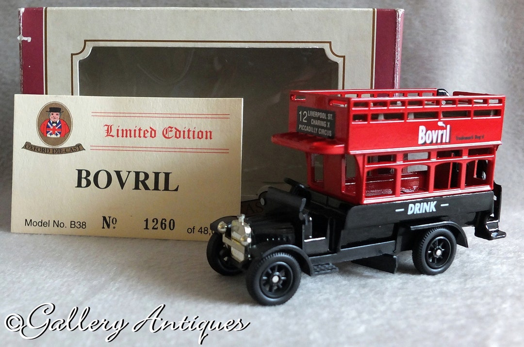 Vintage Oxford Diecast Model AEC Open Staircase Bus With Bovril Livery ...