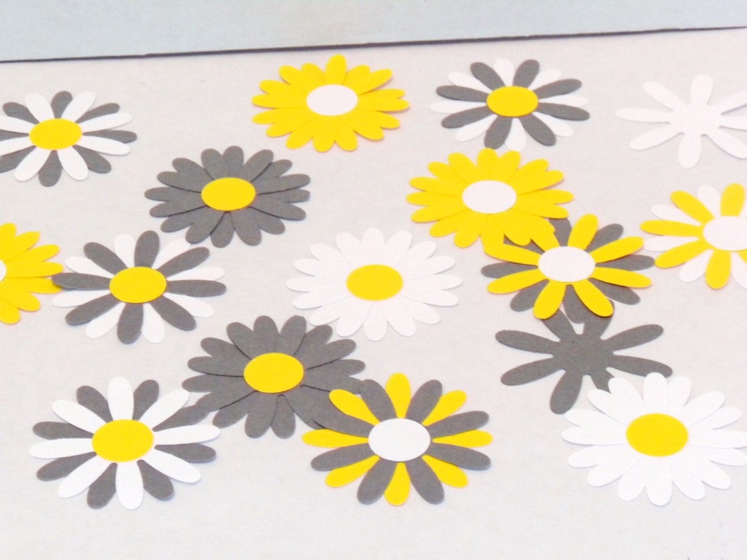 Daisy Flower Die Cut, Daisies,die Cut Flowers,embellishments,cardmaking ...