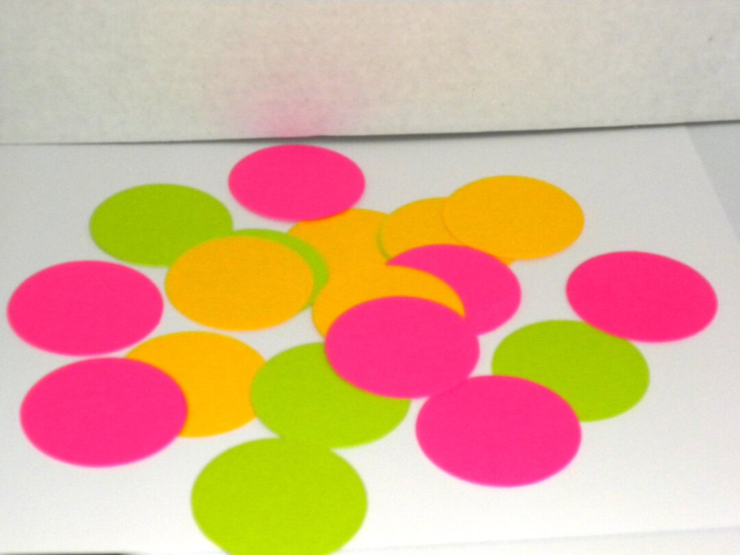 Circles, 100 Die Cut Circles, Confetti, Paper Circles, Embellishments ...
