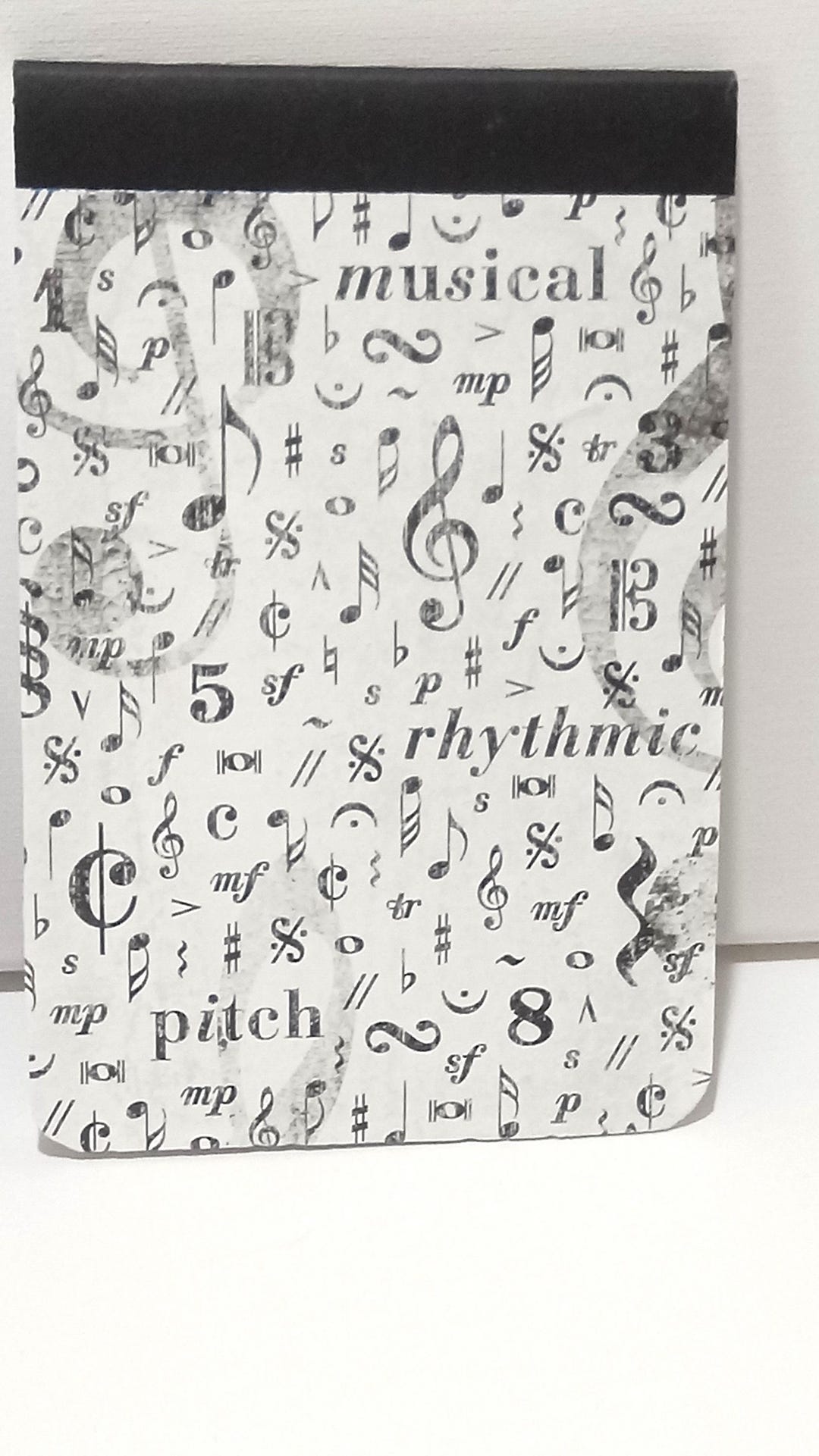 Musical Note Altered Composition Notebook, Flip Notebook, Writing Book ...