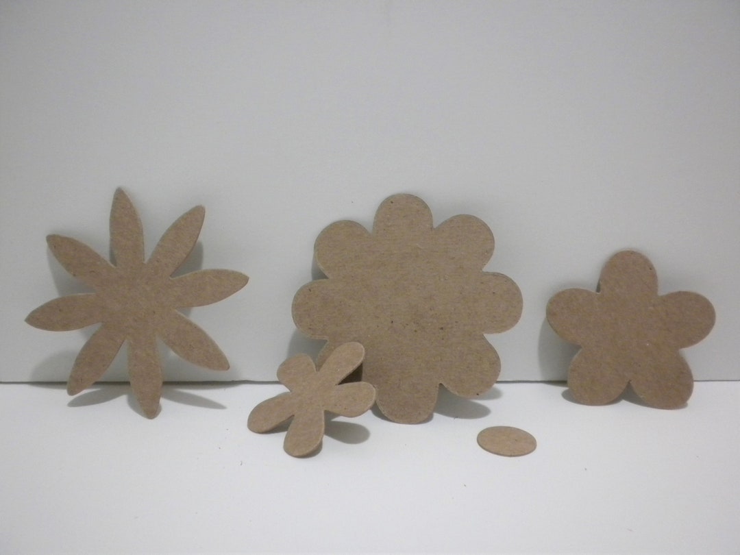 Flower Die Cut, Flower Chipboard Die Cut, Flower Die Cuts ...