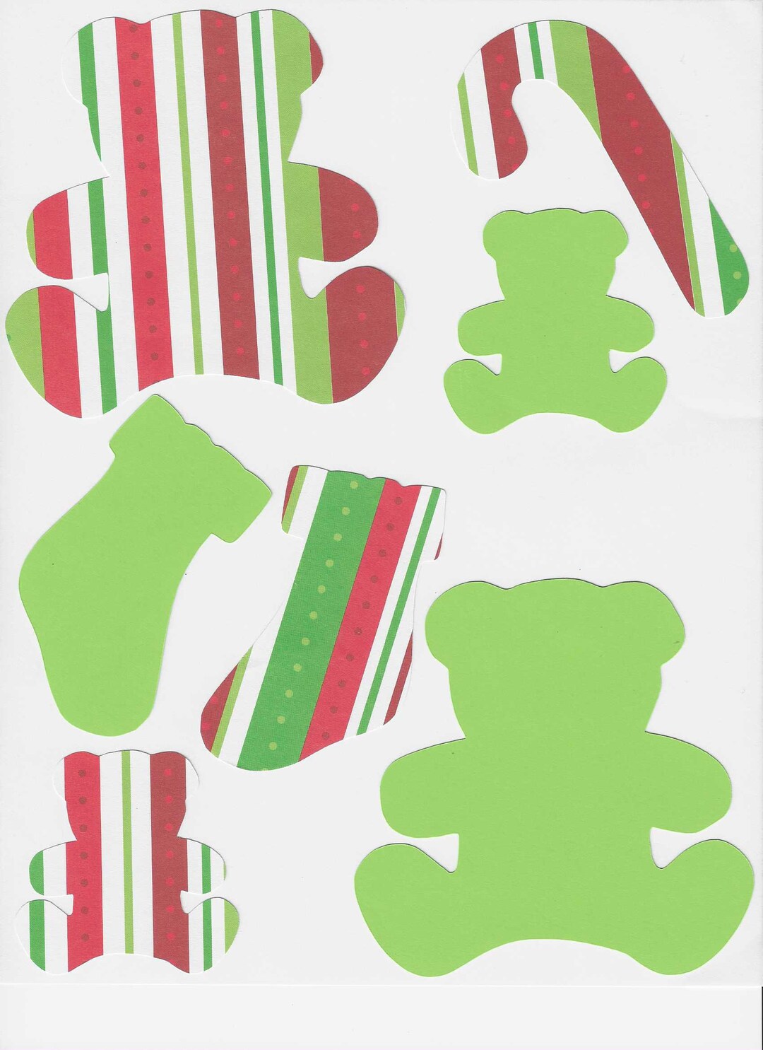 Christmas Digital Clipart, Stockings, Teddy Bears, Bells, Instant ...