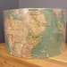 Rustic World Map Lampshade - Etsy