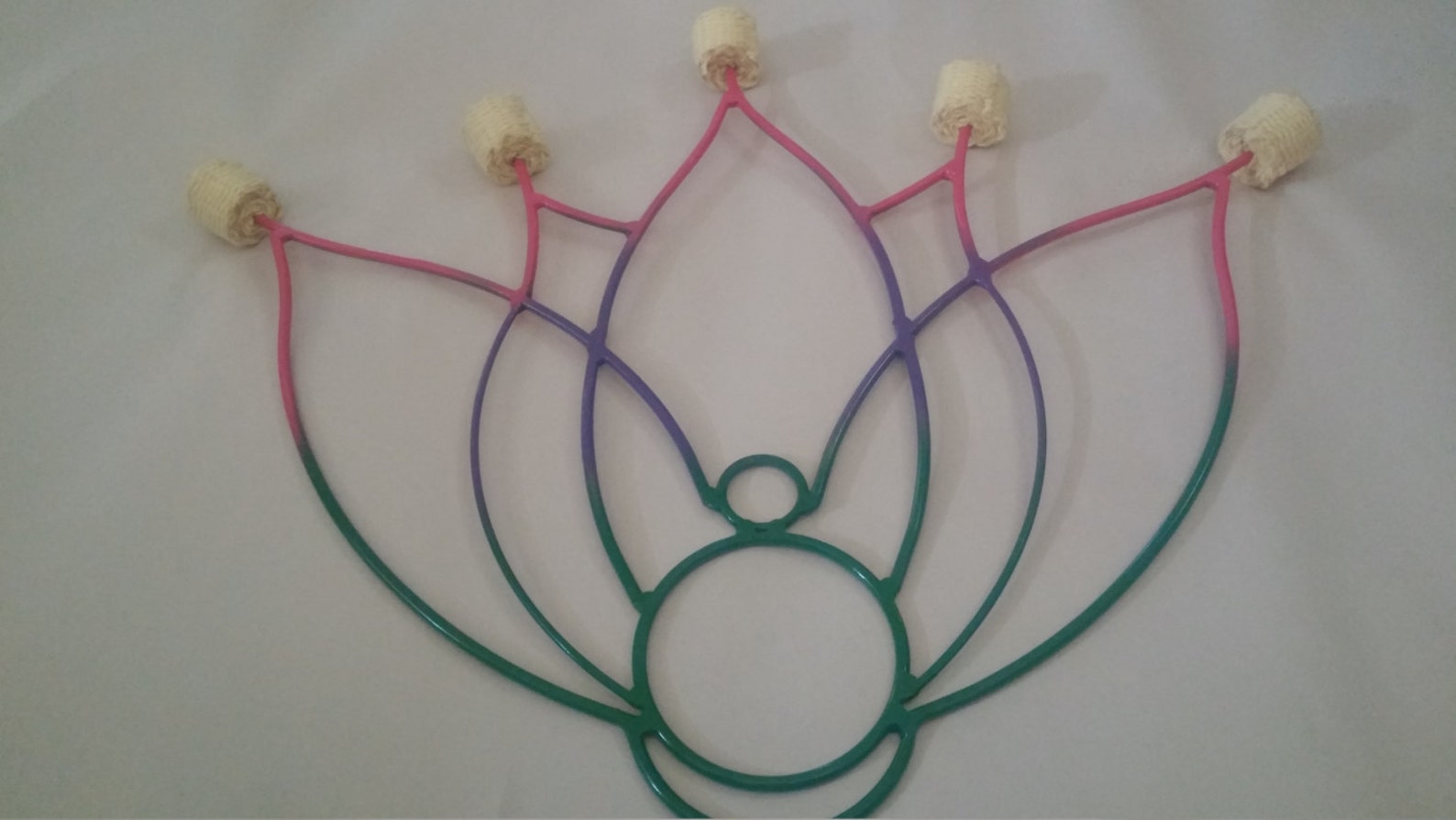 Pair of 5 Wick Lotus Handmade Fans - Etsy