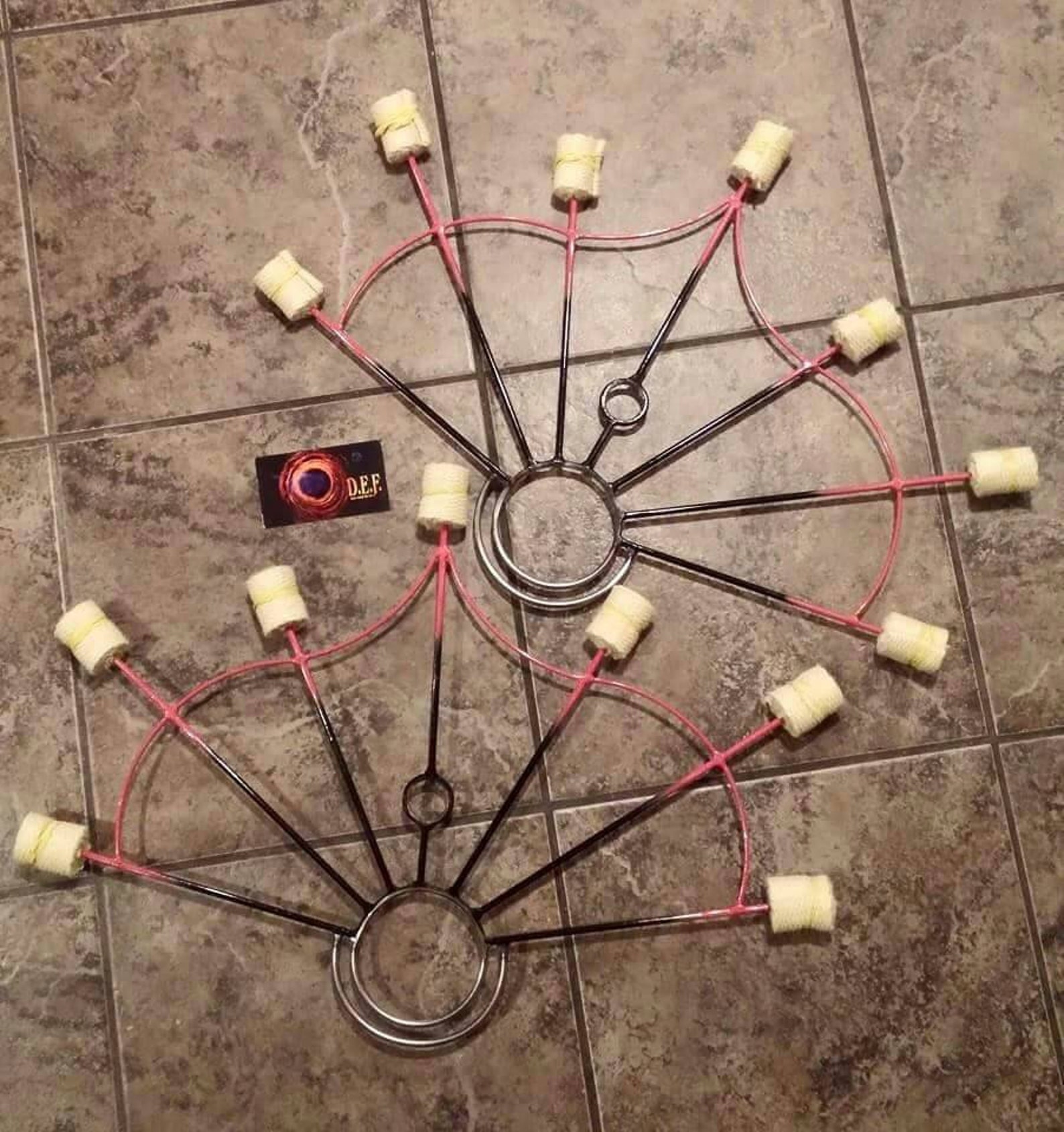 Pair of 7 Wick Fire Fans - Etsy