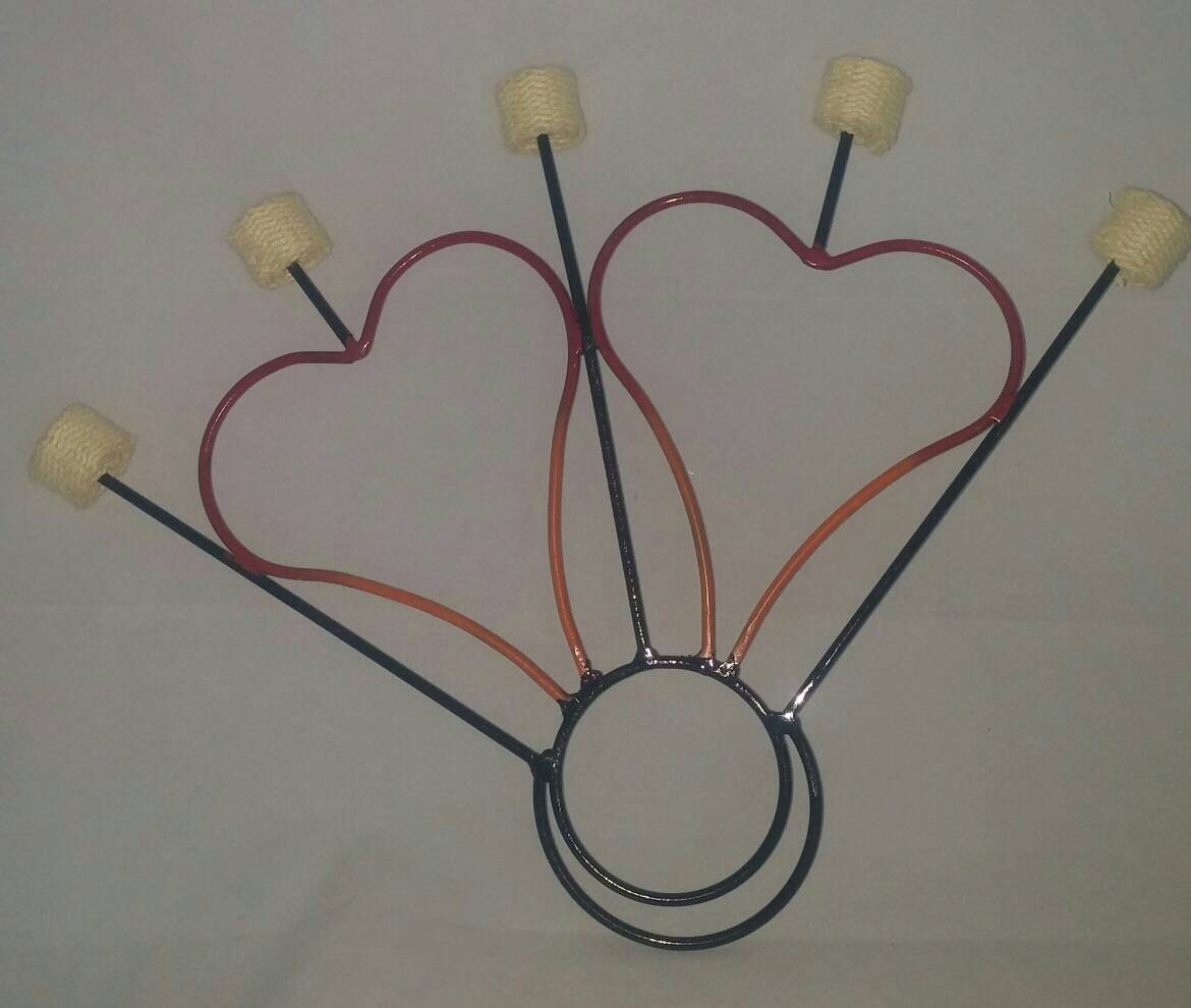 Pair of Heartburn handmade fire fans | Etsy