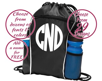 Personalized Track & Field Drawstring Cinch Bag | Etsy