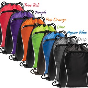 Personalized Track & Field Drawstring Cinch Bag - Etsy