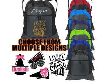 Cheerleader Drawstring Bag, Cheerleader Gifts, Cheerleading Gifts ...