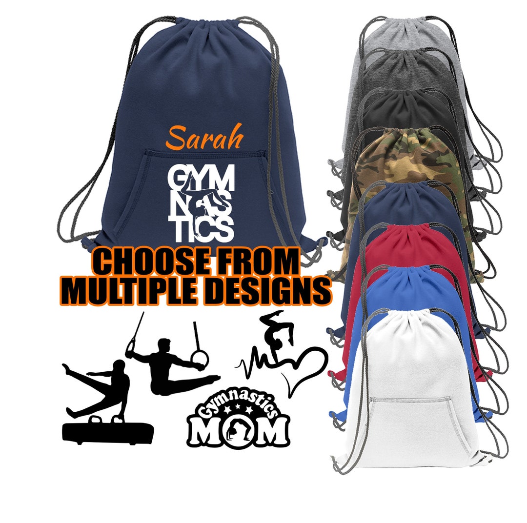 Personalized Gymnastics Cotton Cinch Bag - Etsy