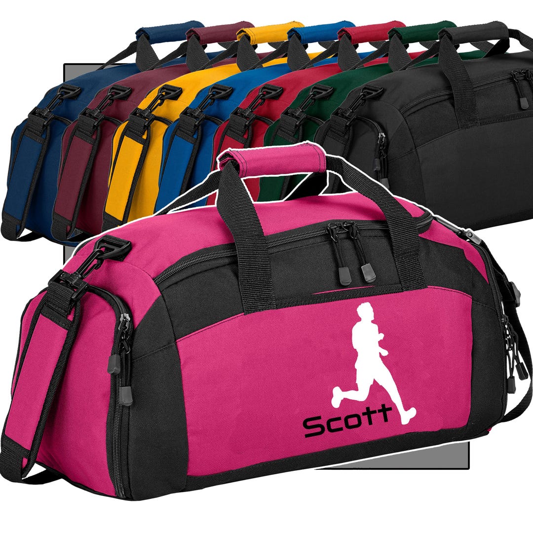 Personalized Track & Field Duffle Bag: Custom Cross Country Gym Bag ...